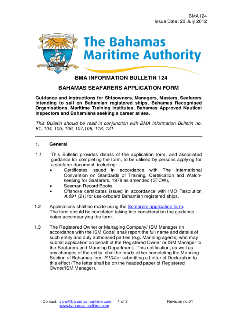 Fillable Online krcon krs co BMA-Bulletin-124-Bahamas-Seafarer ...