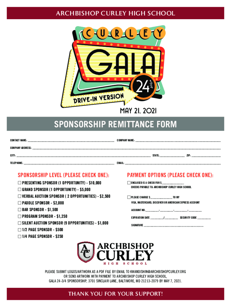 Fillable Online sponsor-form.pdf Fax Email Print - pdfFiller