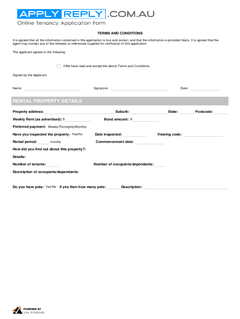 Fillable Online RENTAL PROPERTY DETAILS Fax Email Print - pdfFiller
