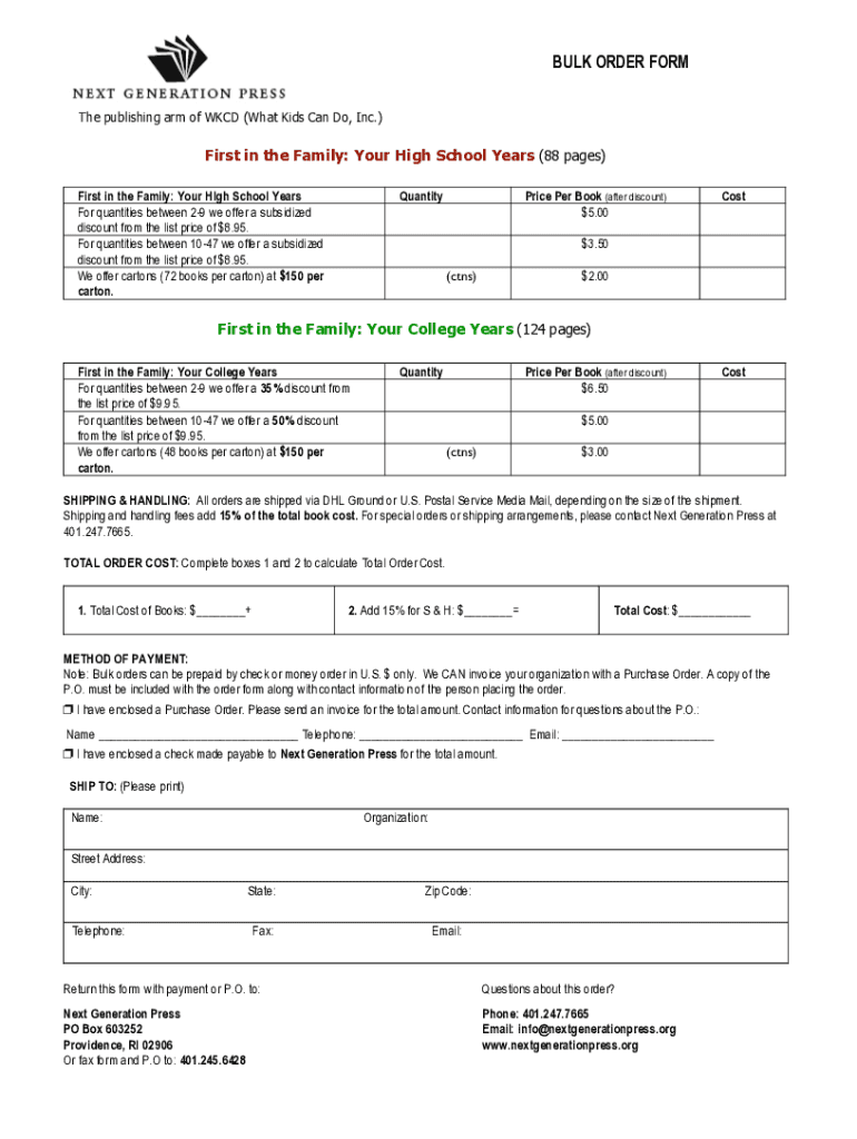 Fillable Online FIF-combined order form.doc Fax Email Print - pdfFiller