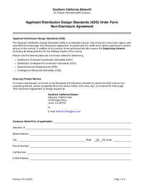 Fillable Online Applicant Distribution Design Standards (ADS) Order ...
