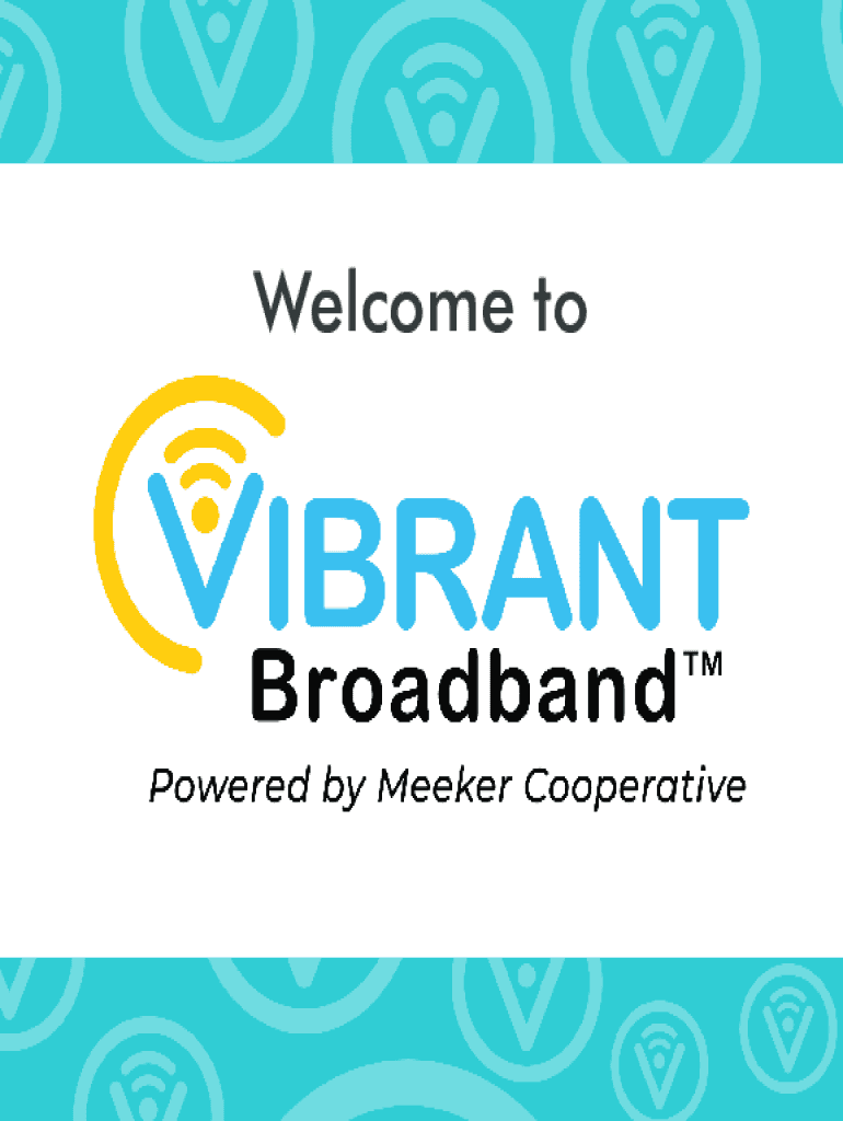 Fillable Online VIBRANT Broadband is bringing fiber Internet to ...