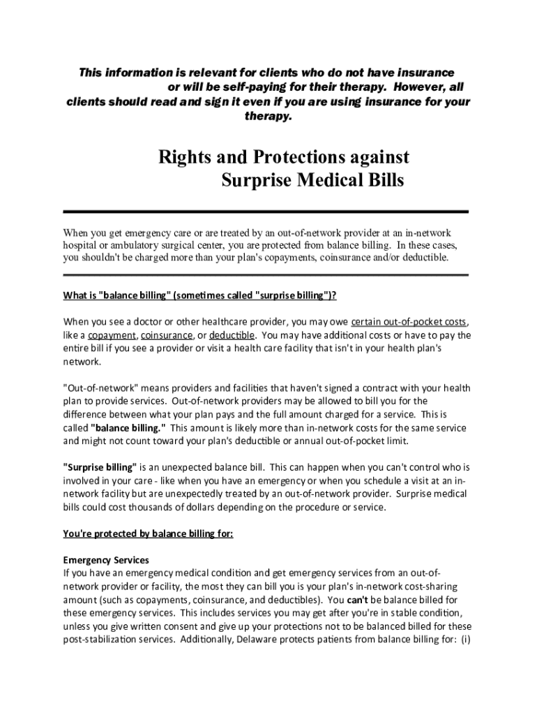 Fillable Online Legal: Can a patient opt out of insurance, even if we ...