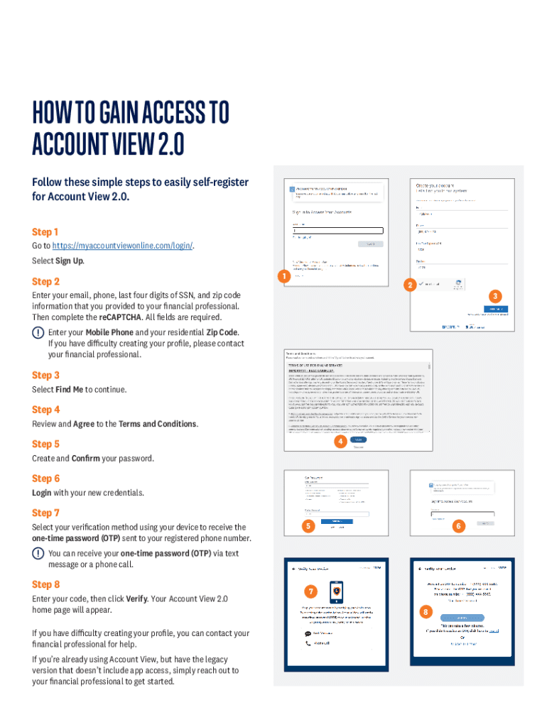 Fillable Online Account View Portal and App - Resources Fax Email Print ...