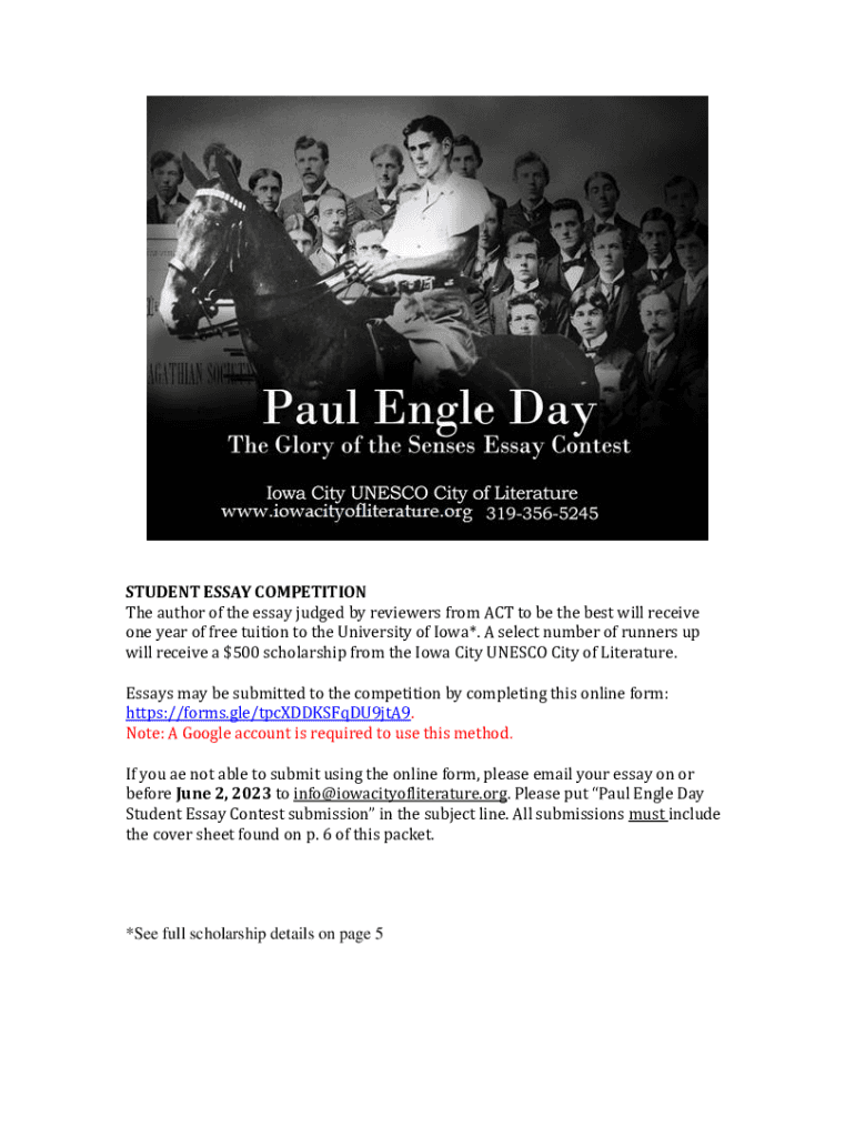 Fillable Online The Ultimate Guide to the John Locke Essay Competition ...