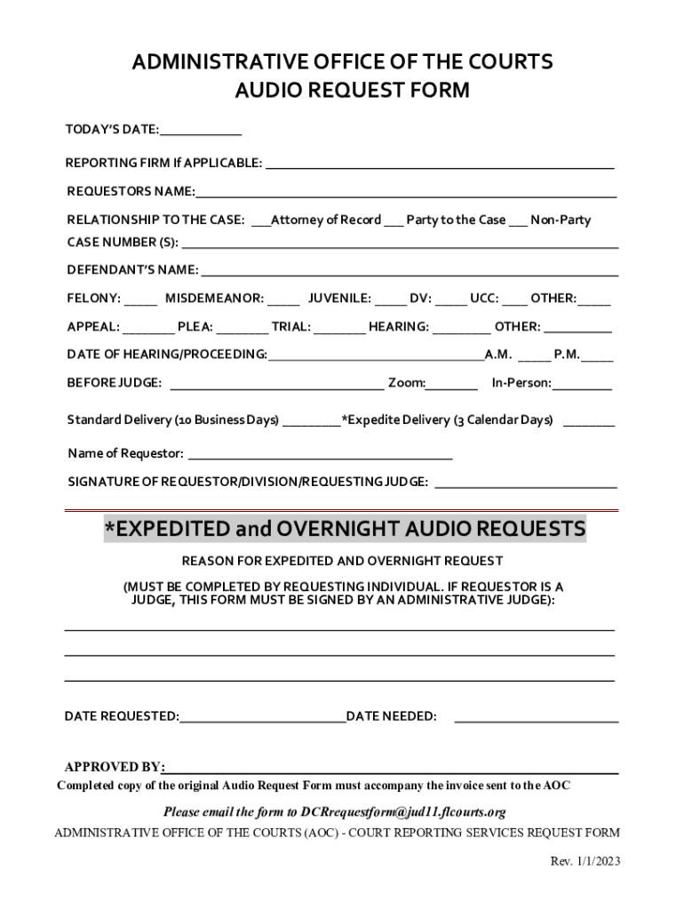 Fillable Online TRANSCRIPT REQUEST FORM FOR NON-EXPEDITED ... Fax Email ...