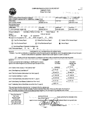Fillable Online Individual Reports - SC State Ethics Commission Fax ...