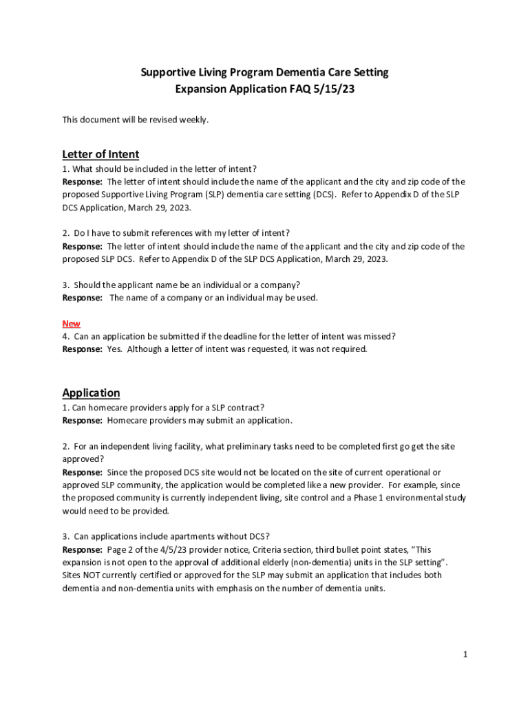 Fillable Online hfs illinois Supportive Living Program Dementia Care ...