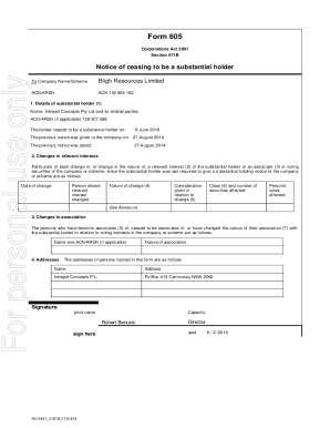 Fillable Online ASIC form 603 Fax Email Print - pdfFiller
