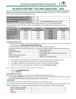 Fillable Online Application Form - Newton International School D Fax Email Print - pdfFiller