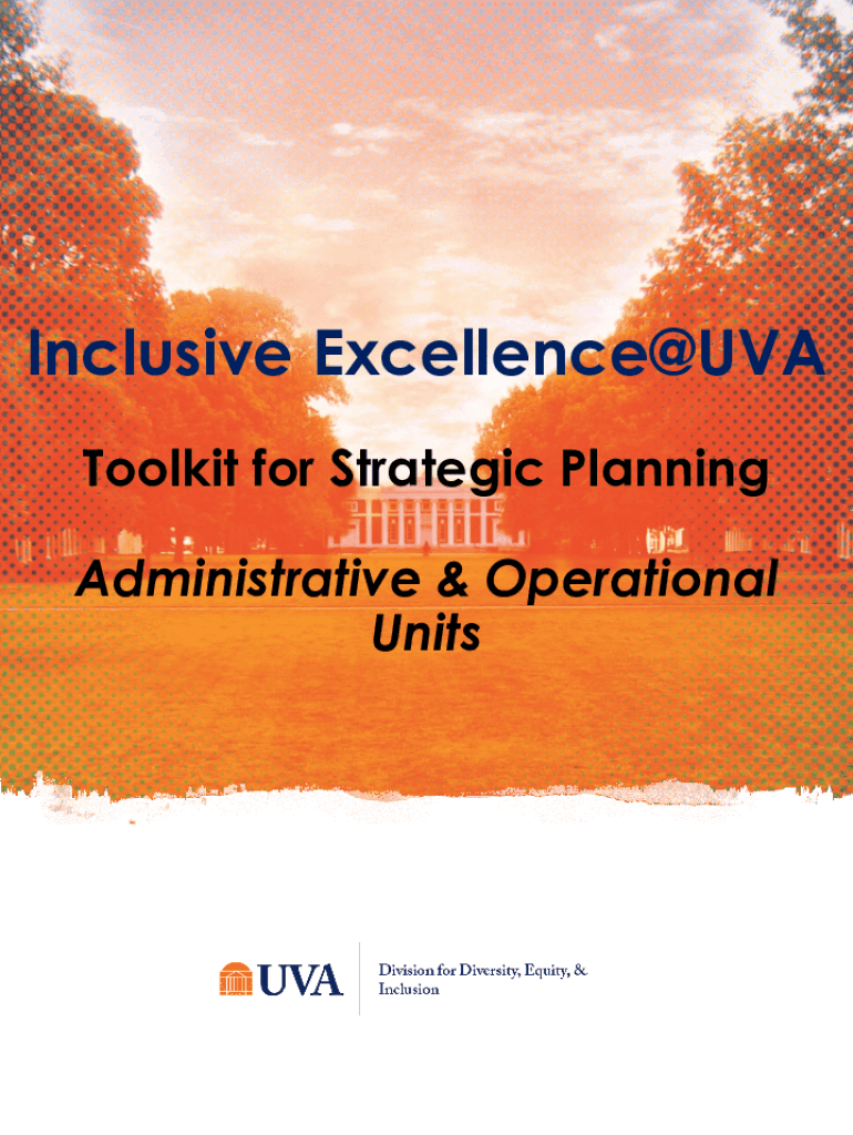 Fillable Online Administrative Department Toolkit for Inclusive ...