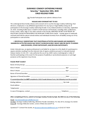 Fillable Online parade entry form Fax Email Print - pdfFiller