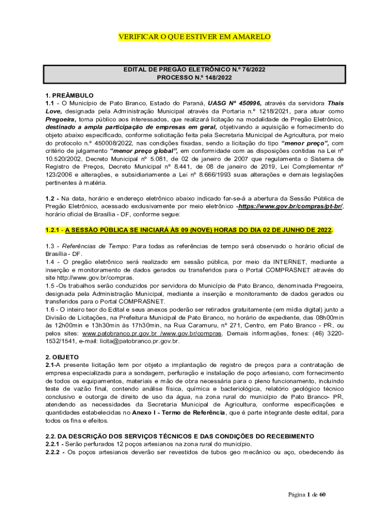 Preenchível Disponível 76 - ERRATA RP CONTRATAO PARA SONDAGEM, PERFURAO ... Preenchível Disponível 76 - ERRATA RP CONTRATAO PARA SONDAGEM, PERFURAO ...