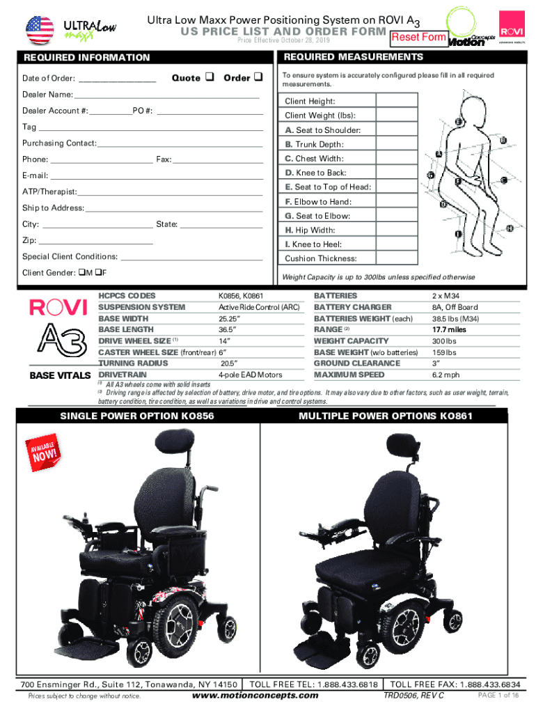 Fillable Online Ultra Low Maxx Power Positioning System on Rovi A3 ...