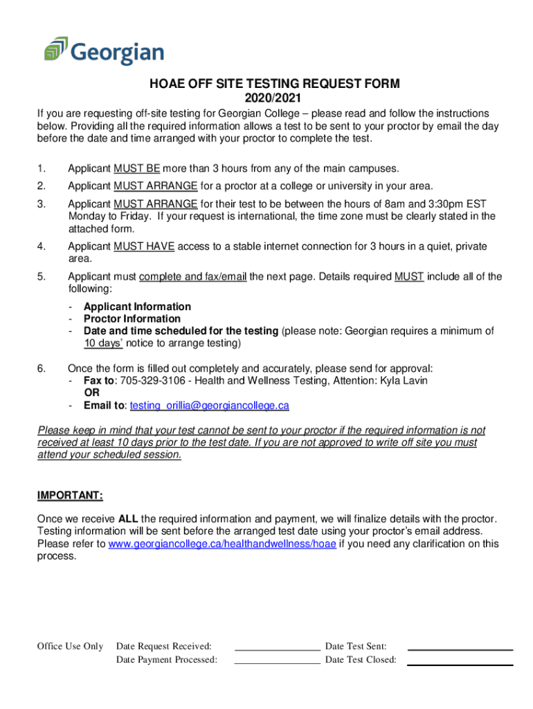 Fillable Online Missed test request form Fax Email Print - pdfFiller