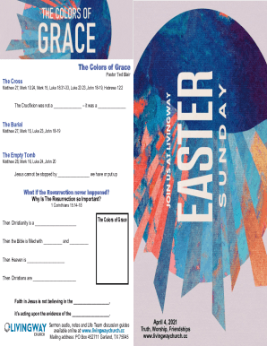 Fillable Online The Colors of Grace - Livingway Church Fax Email Print ...