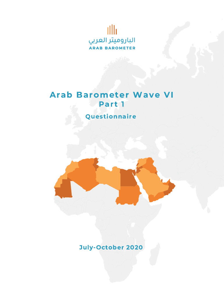 Fillable Online ENG Arab Barometer Wave VI Part I Questionnaire.docx ...