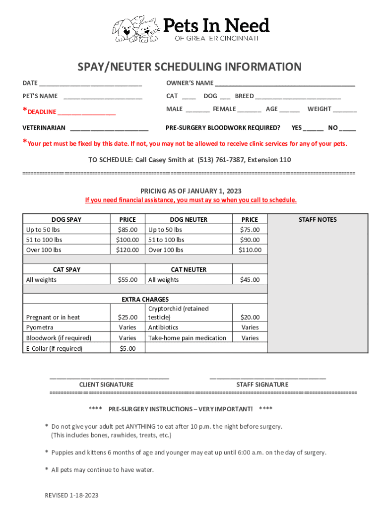 Fillable Online hcacc-public-spay-neuter-application. ... Fax Email ...