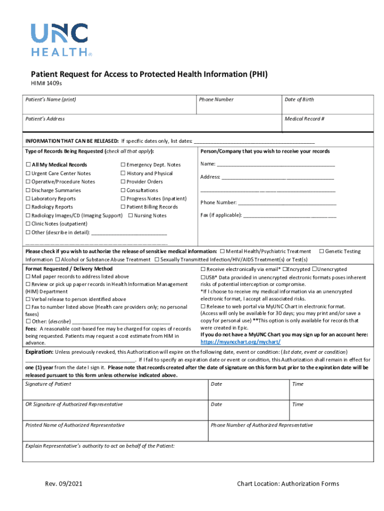 Fillable Online Explanation for Use of AHIMA Patient Request for Health ... Fax Email Print ...