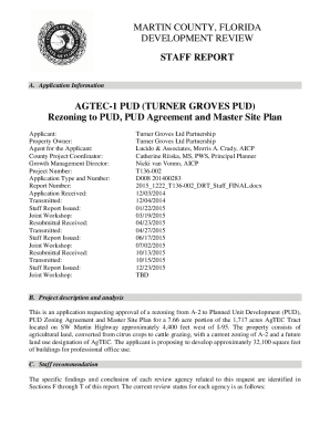 Fillable Online discovery pud pud zoning agreement and master site plan ...