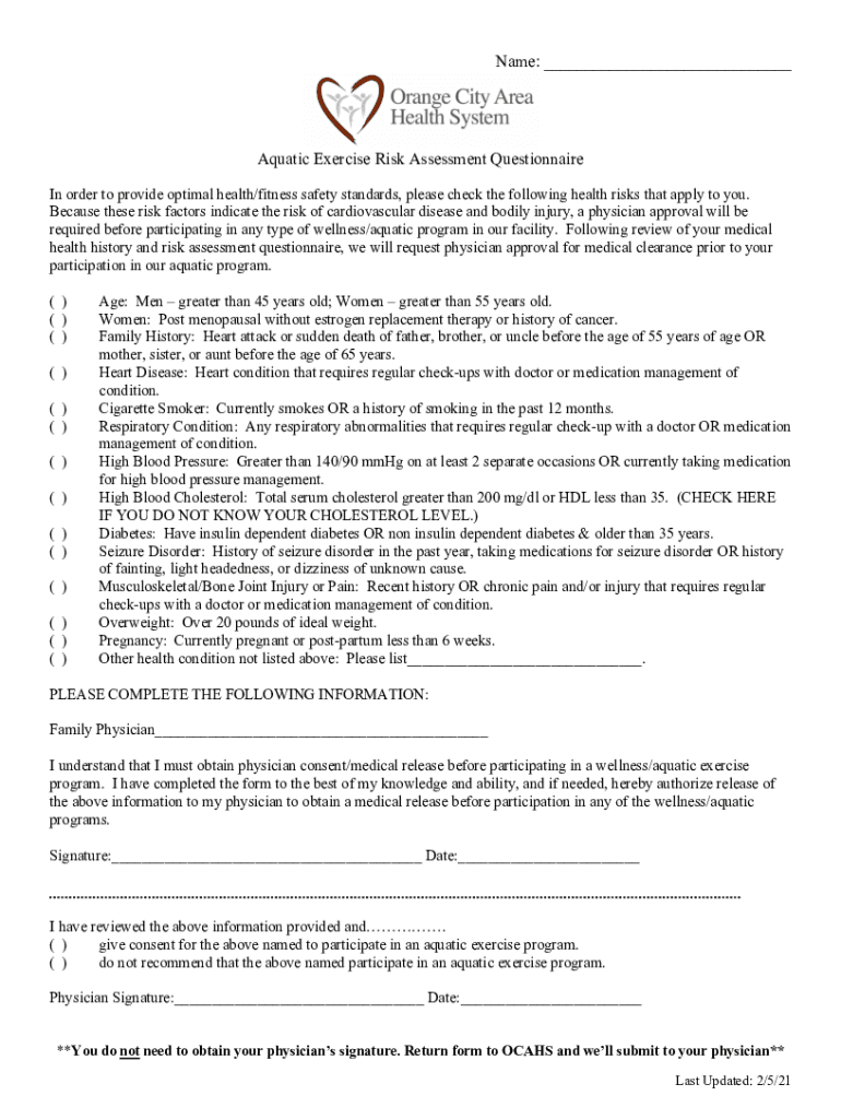 Fillable Online Risk Assessment Questionnaire (new).doc Fax Email Print ...