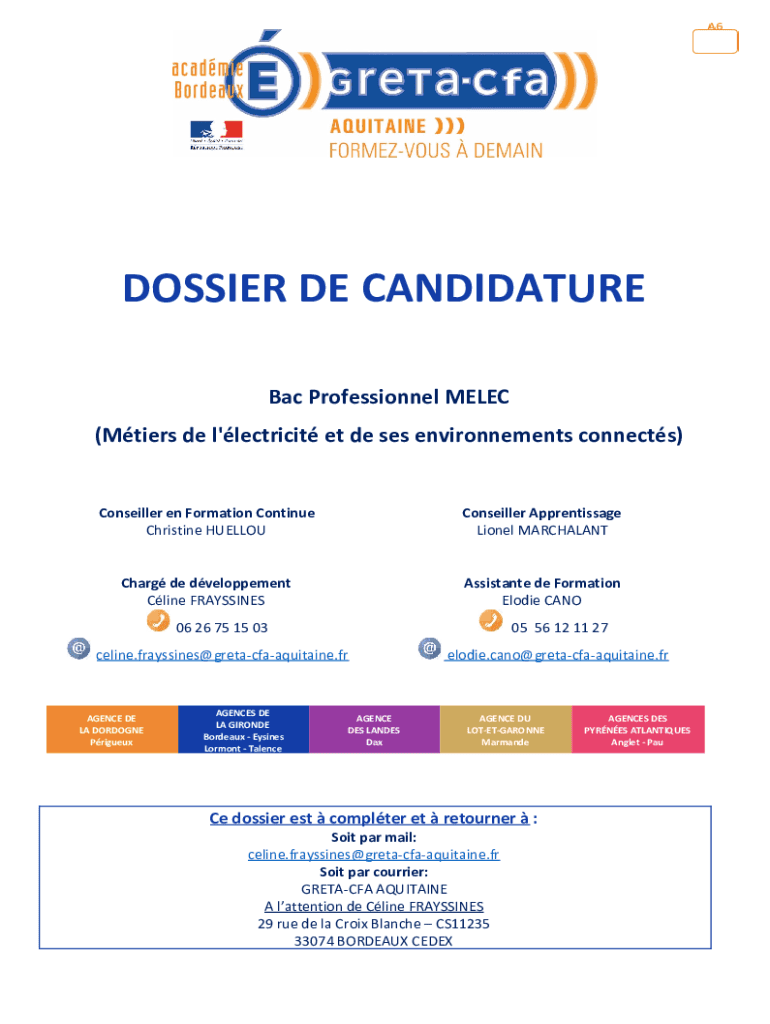 Remplissable En Ligne BAC PRO MELEC Mtiers de l'Lectricit et de ses ... Fax Email Imprimer ...