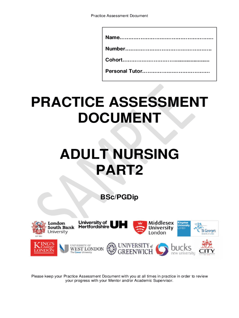 Fillable Online Get the free practice assessment document form Fax ...