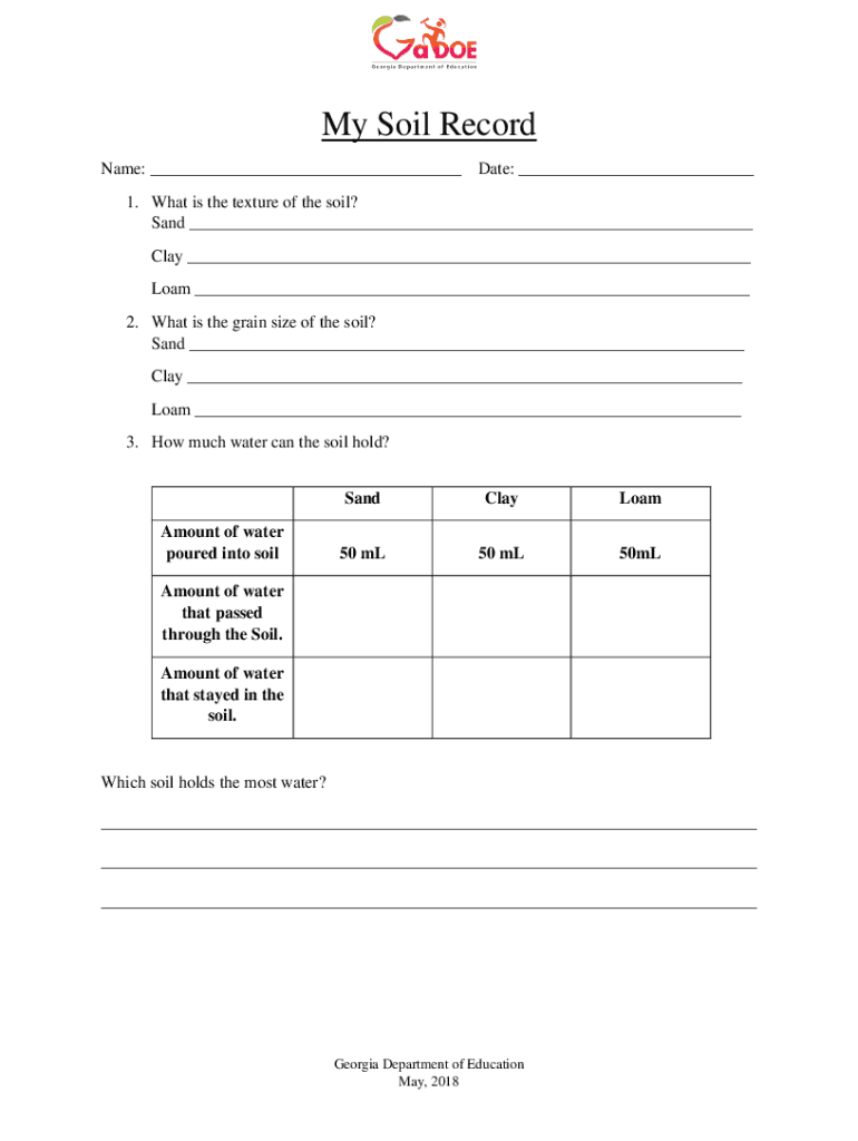 Fillable Online Soil TextureSoils - Part 2: Physical Properties of Soil ...