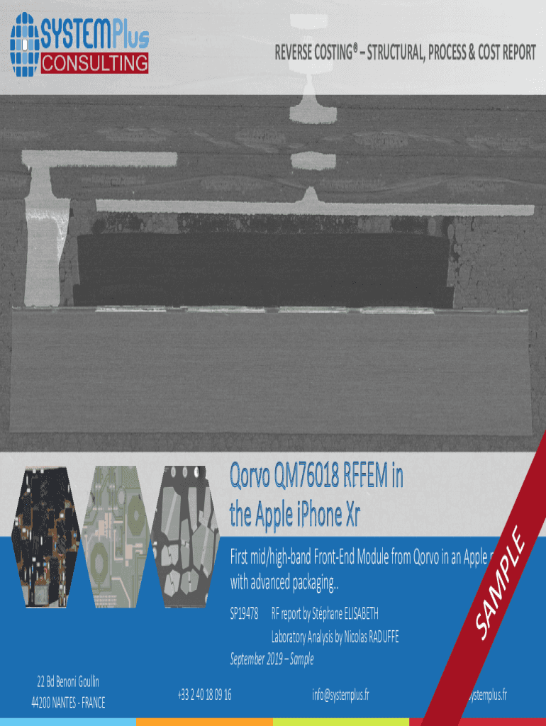 Fillable Online Qorvo QM76018 RFFEM in the Apple iPhone Xr - System ...