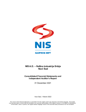 Fillable Online Financial Statements - Investors - NIS Fax Email Print ...