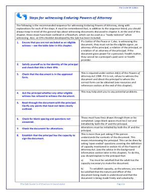 Fillable Online Form 9 - Enduring power of attorney explanatory guide ...