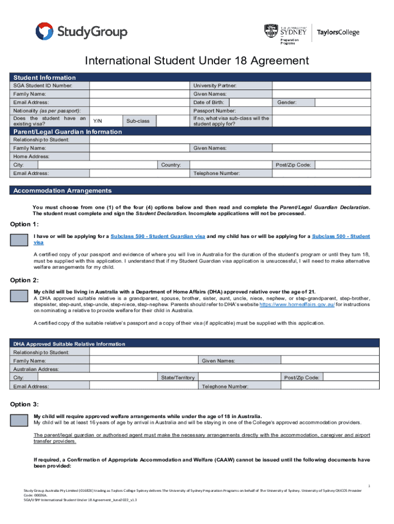 Fillable Online Student Visa Fax Email Print - pdfFiller