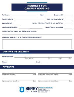 Fillable Online How to Apply for Housing: New Students Fax Email Print ...