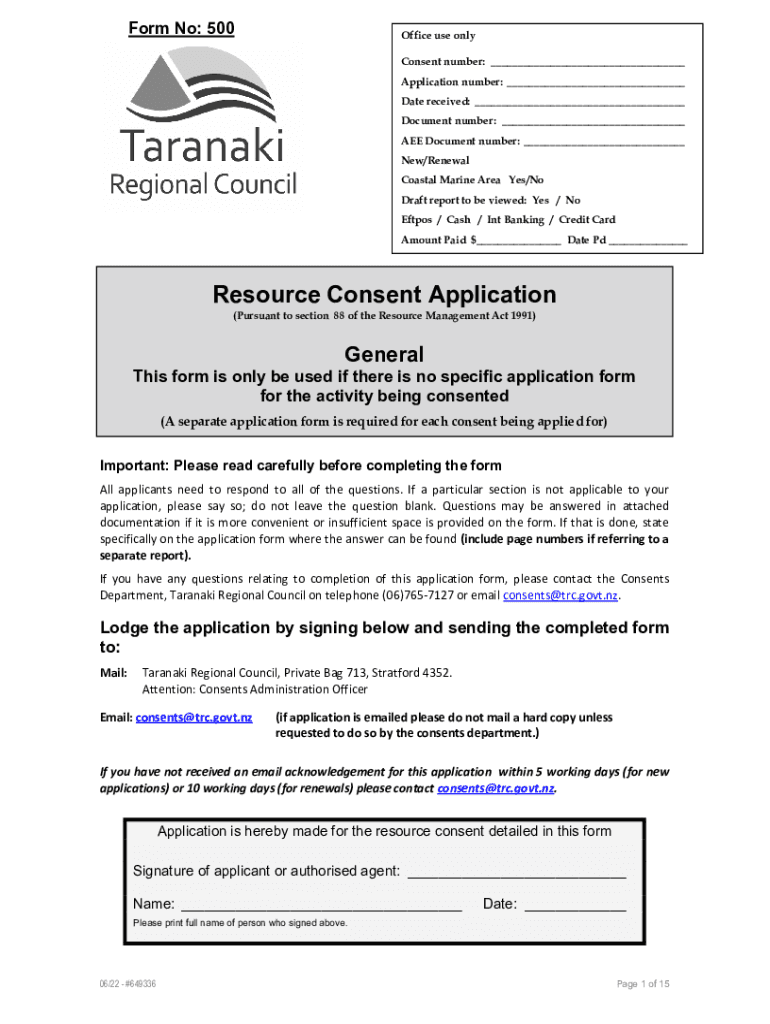 Fillable Online Fillable Online Form No: 400 Office use only Consent ...