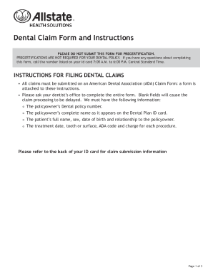 Fillable Online AFLAC Dental Claim Form Fax Email Print - pdfFiller