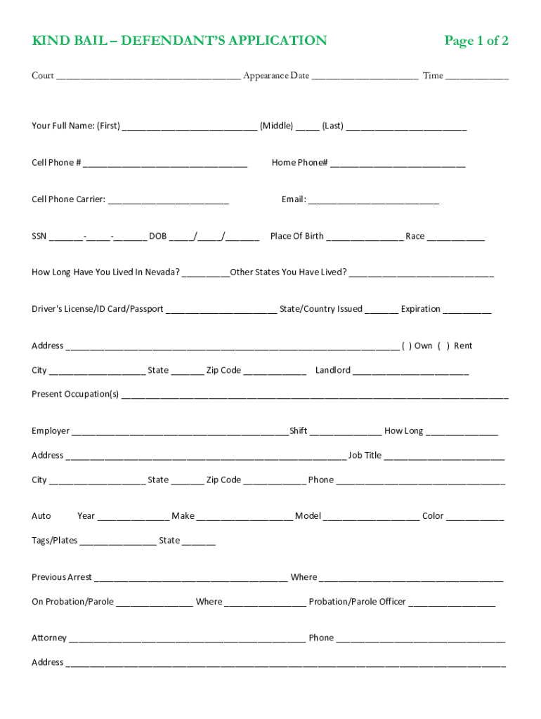 Fillable Online Rule and Regulation 1 Regulation of Bail Bond Business Fax Email Print - pdfFiller