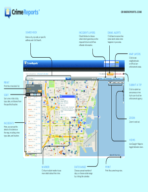 Fillable Online Police Department - Crime Mapping Fax Email Print ...