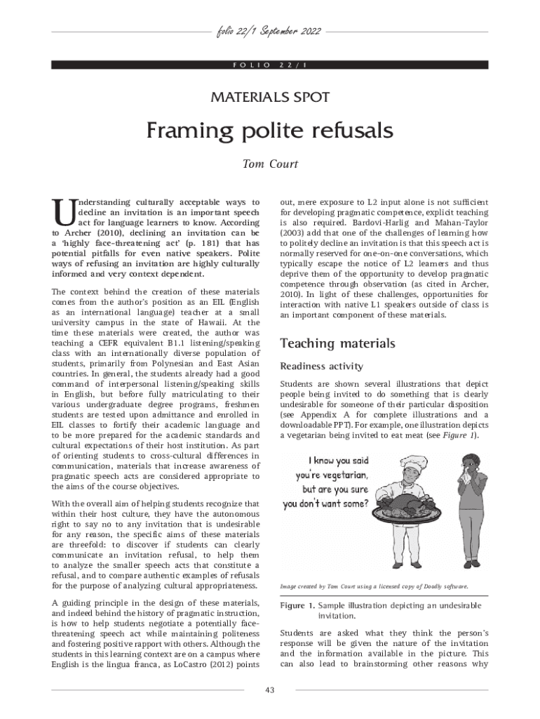 Fillable Online How to Politely Decline an Invitation in Any Situation ...