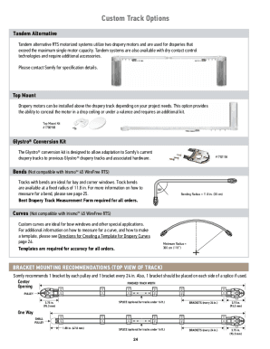 Fillable Online Traditional Drapery Track Systems Fax Email Print ...