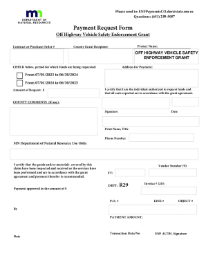 Fillable Online files dnr state mn 2024 & 2025 OHV Safety Enforcement ...