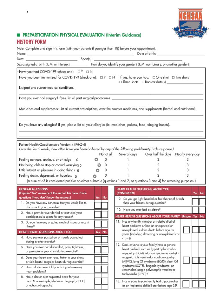 Fillable Online Athletic Participation Checklist - Falls Lake Academy - BigTeams Fax Email Print ...