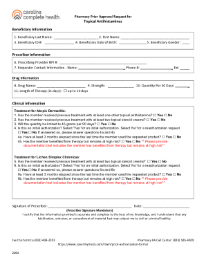 Fillable Online (866) 246-8505 Standard Drug Request Form Fax Email ...