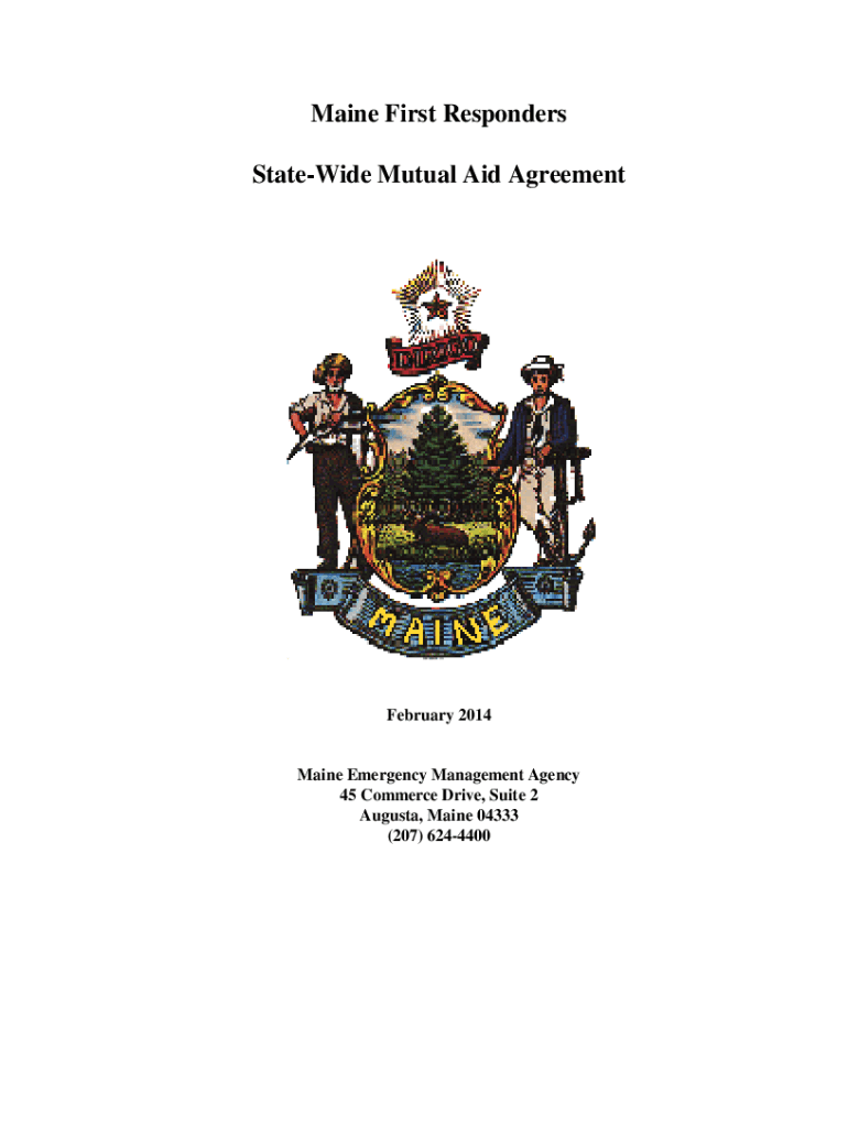 Fillable Online Maine First Responders State-wide Mutual Aid Agreement ...