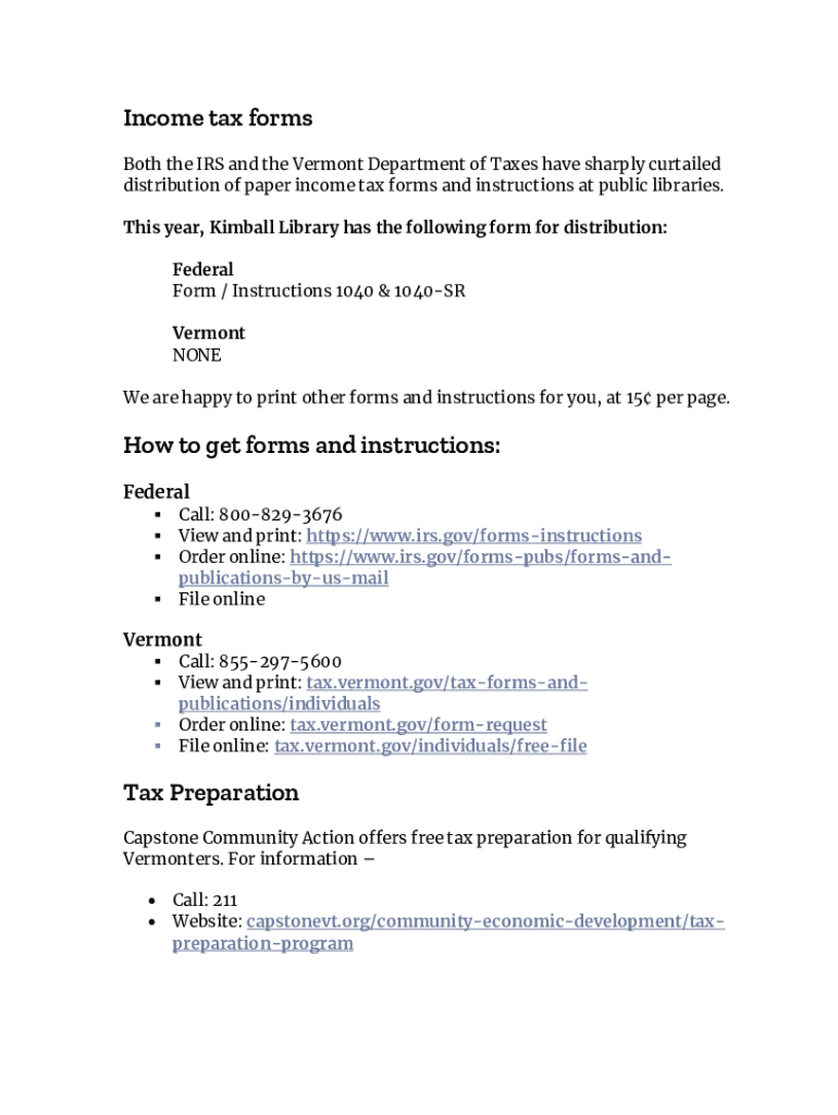 Fillable Online Income tax forms Fax Email Print - pdfFiller