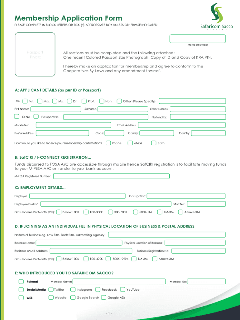 Fillable Online PLEASE COMPLETE IN BLOCK LETTERS OR TICK () APPROPRIATE ...