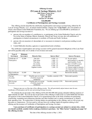 Fillable Online Offering Circular: What it Means, How it Works Fax ...