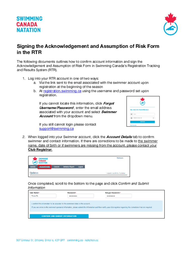 Fillable Online Swimmers-Acknowledgement-and-Assumption-of-Risk-Form-in ...