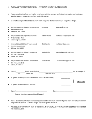 Fillable Online League Secretary Standing Sheets MNJP49 Fax Email Print ...
