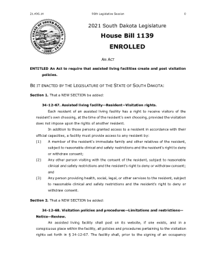 Fillable Online Visitation Laws, Rules, Regulations, and Guidance - SD ...