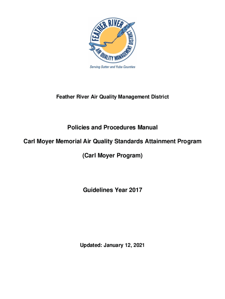 Fillable Online Carl Moyer Program GuidelinesCalifornia Air Resources ...